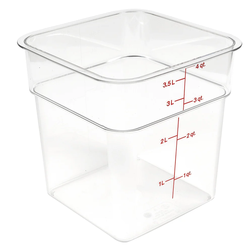 RECIPIENTE CUADRADO TRANSP #4SFSCW-135 - Cotizador Proesa