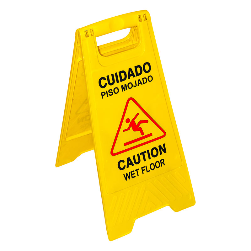 SEÑAL DE PISO MOJADO- MARCA RUBBERMAID - Cotizador Proesa